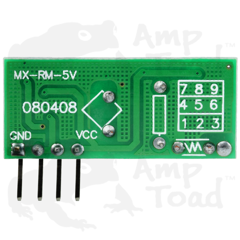 433Mhz RF Transmitter & Receiver Radio Link Remote Module Kit Arduino ...