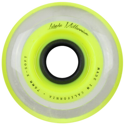 Labeda Millennium Gripper Yellow Hockey Wheel 76mm X-SOFT (Single Wheel ...