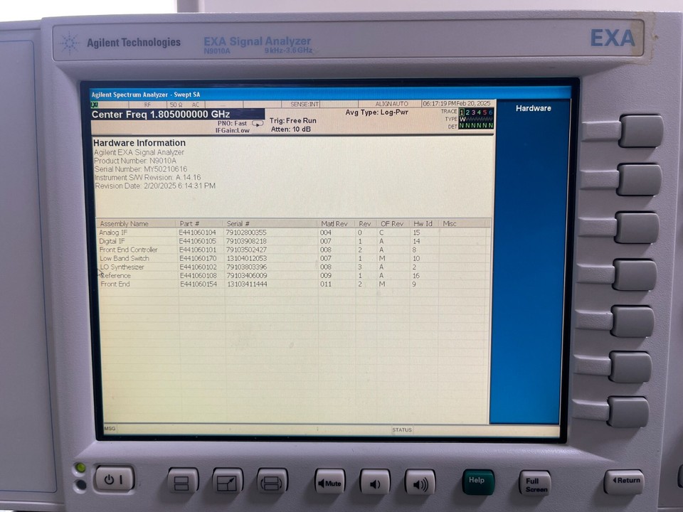 Agilent Keysight EXA N9010A 9KHz- 3.6GHz Spectrum Analyzer _0616 | eBay