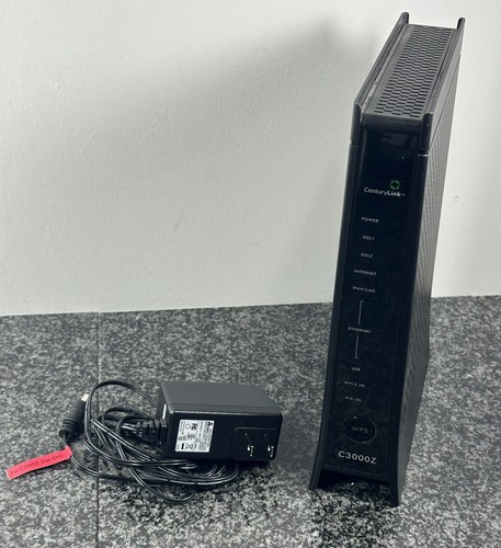 CenturyLink ZyXEL C3000Z DSL Modem Wireless Router w/ AC Adapter | eBay