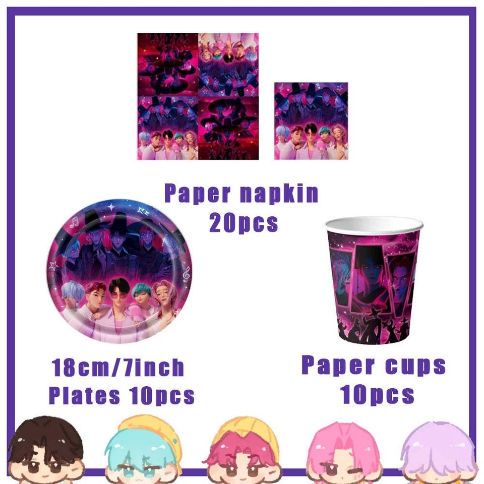 KPop Devil Hunter Your Idol Saja Boy's Birthday Party Decoration ...