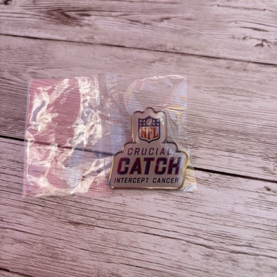 NFL CRUCIAL CATCH INTERCEPT CANCER LAPEL PIN New In Packaging | eBay