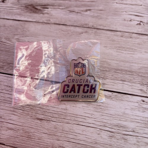 NFL CRUCIAL CATCH INTERCEPT CANCER LAPEL PIN New In Packaging | eBay