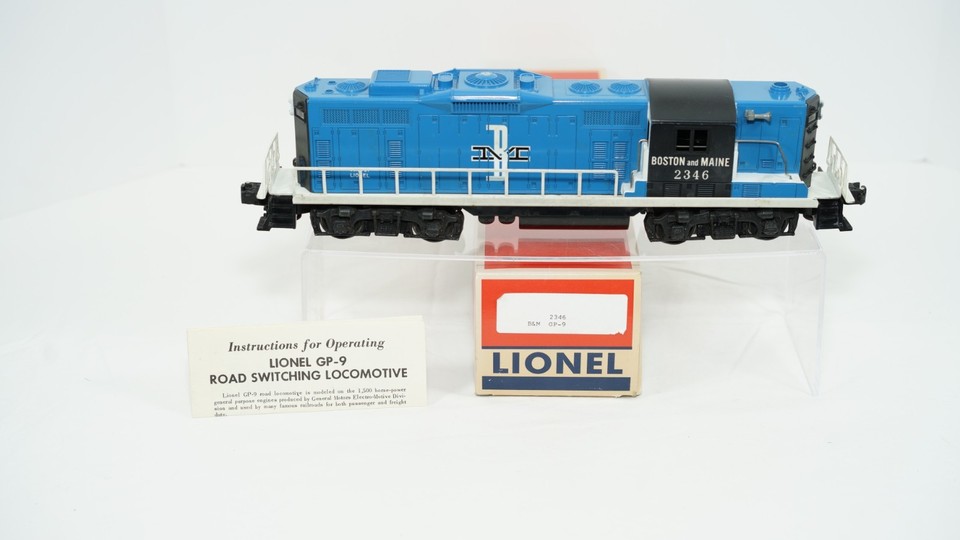 Lionel O Scale Post War Boston & Maine B&M GP9 Diesel Engine 2346 w ...