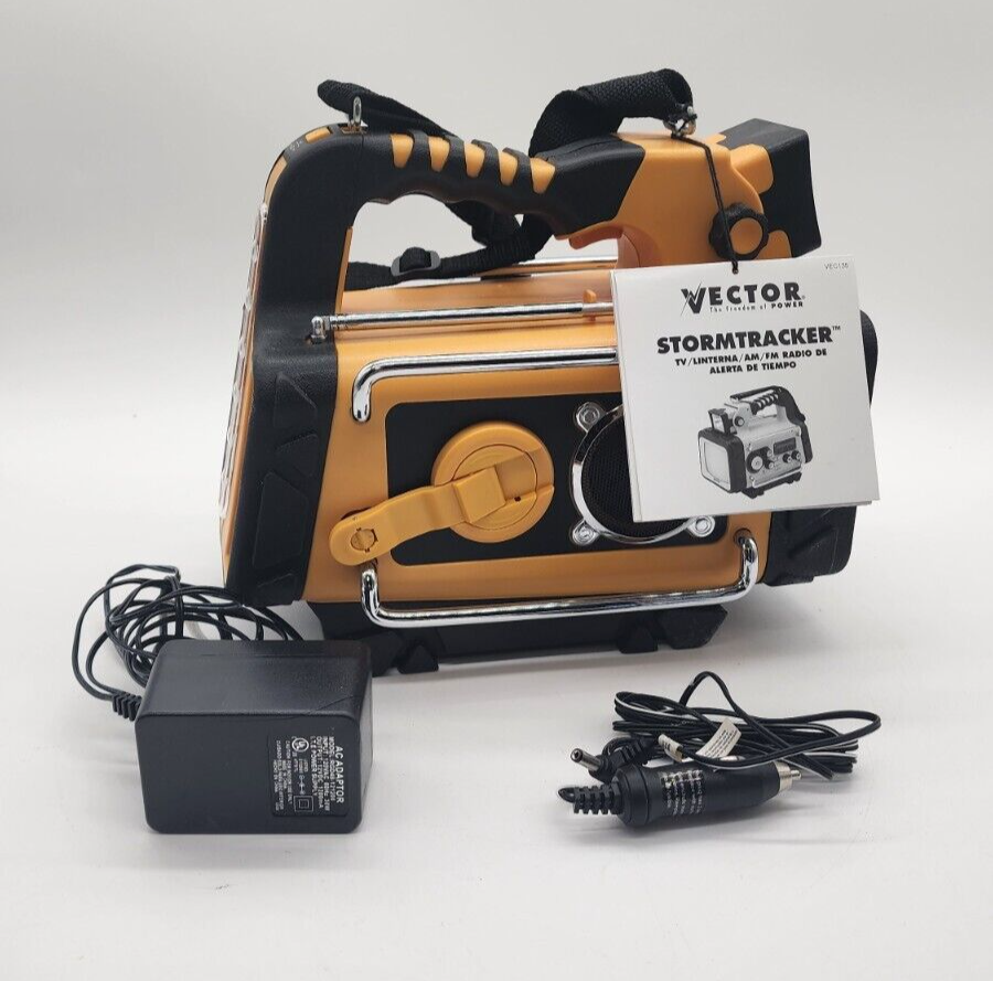 Vector Toughbrite Storm Tracker VEC135 TV Lantern Am FM Radio Weather ...