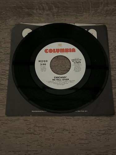 CHICAGO - NO TELL LOVER (STEREO & MONO) - 3-10879 - PROMO - 45 Record ...