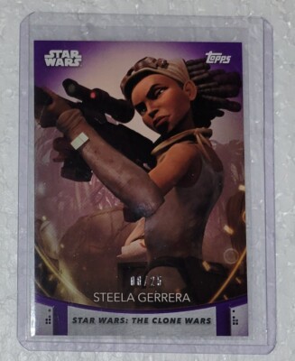 Topps Women Of Star Wars STEELA GERRERA Parallel 8/25 | eBay