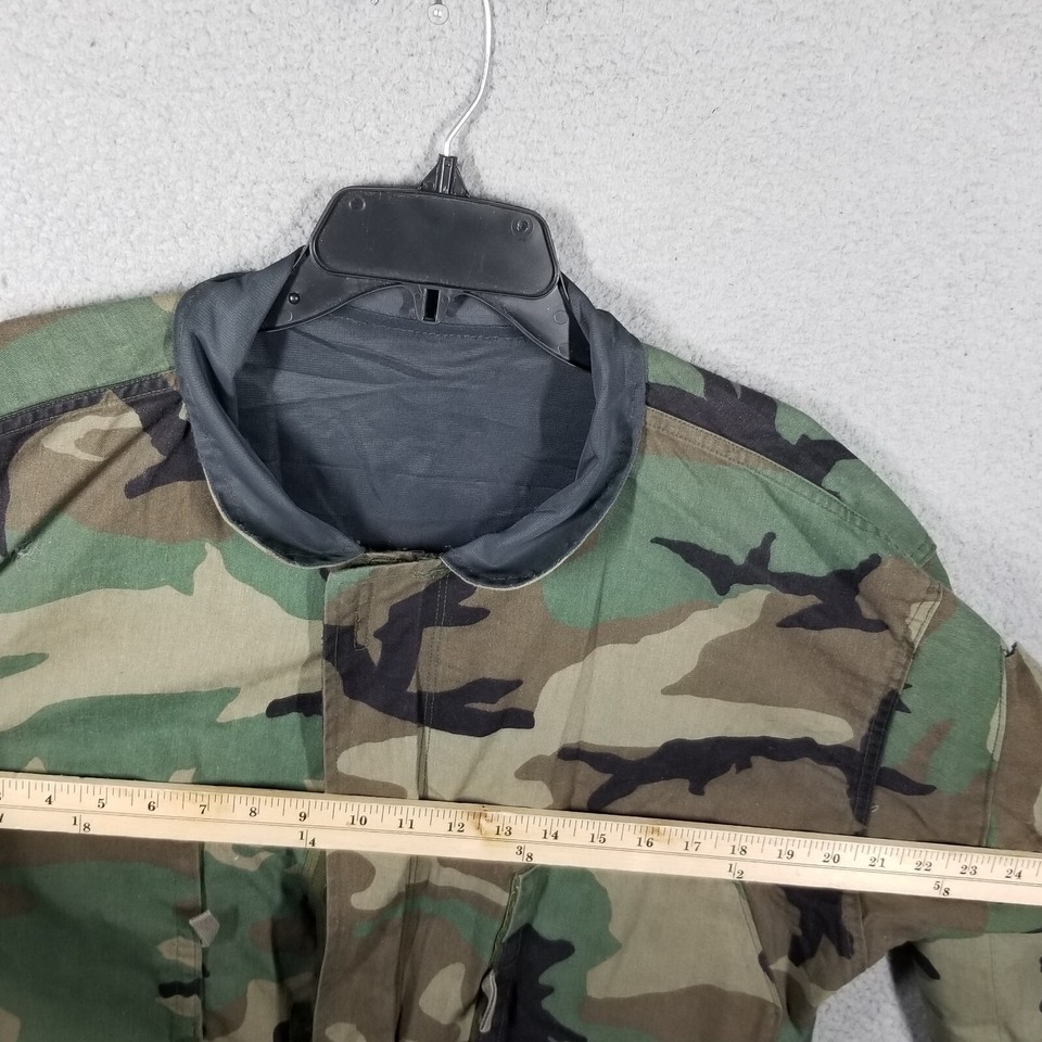 U.S. Military Chemical Protective Suit Coat 1985 Woodland Camo Medium ...