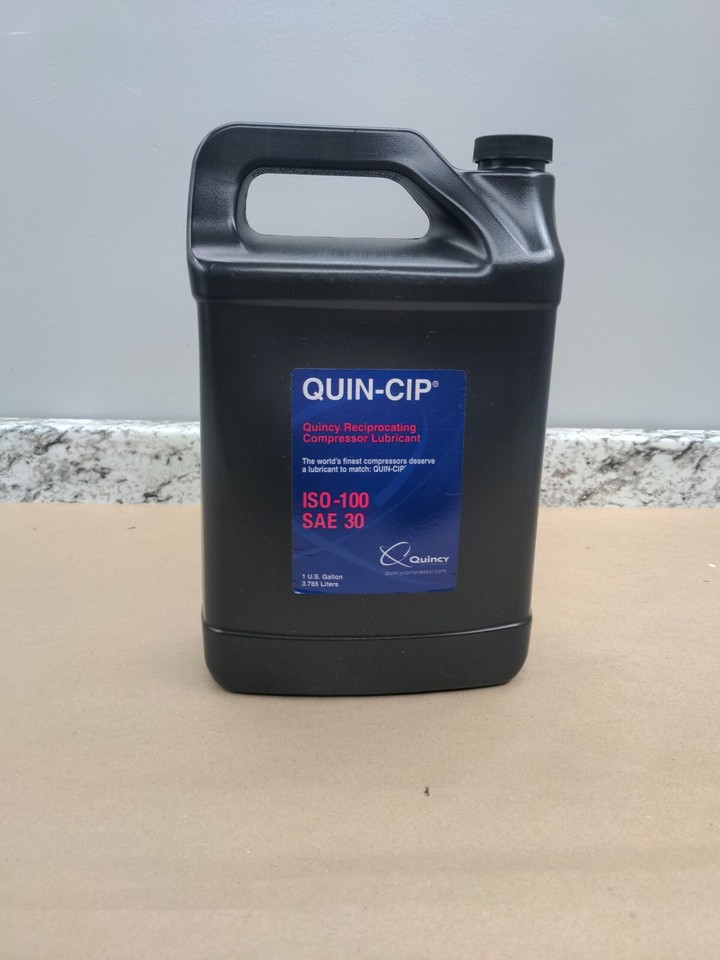 Quincy Compressor 1 gallon QUIN-CIP OEM SAE 30 reciprocating Compressor ...