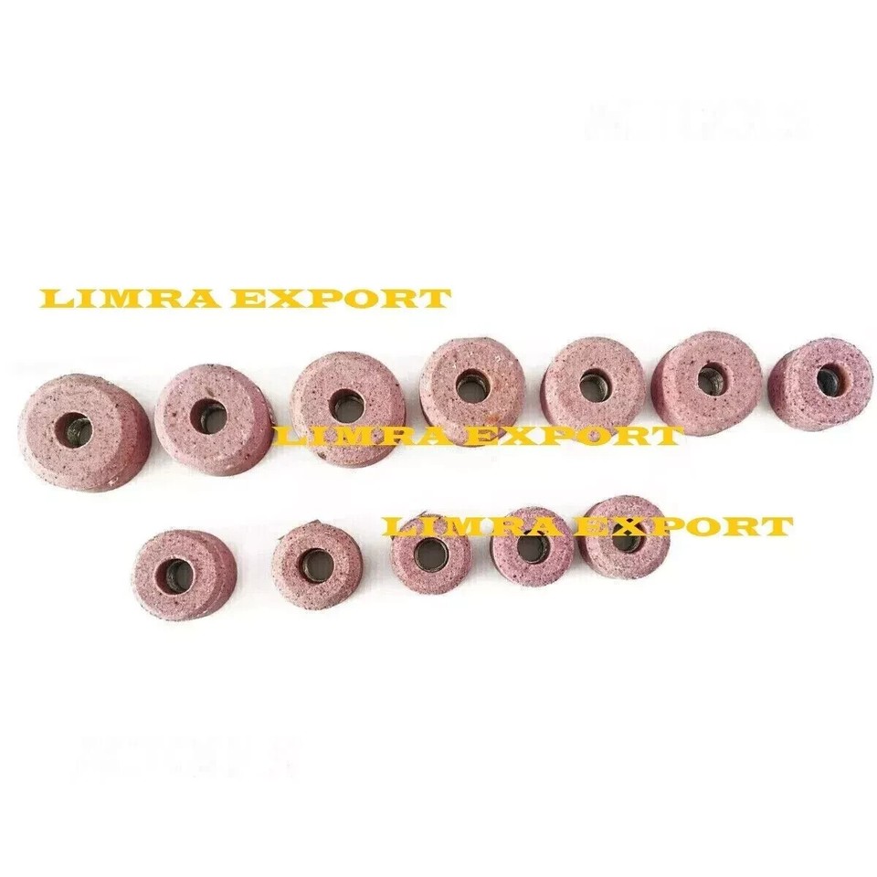 Valve Seat Grinding Stones 12pcs With Stone Dresser & 6pcs Pilots ...