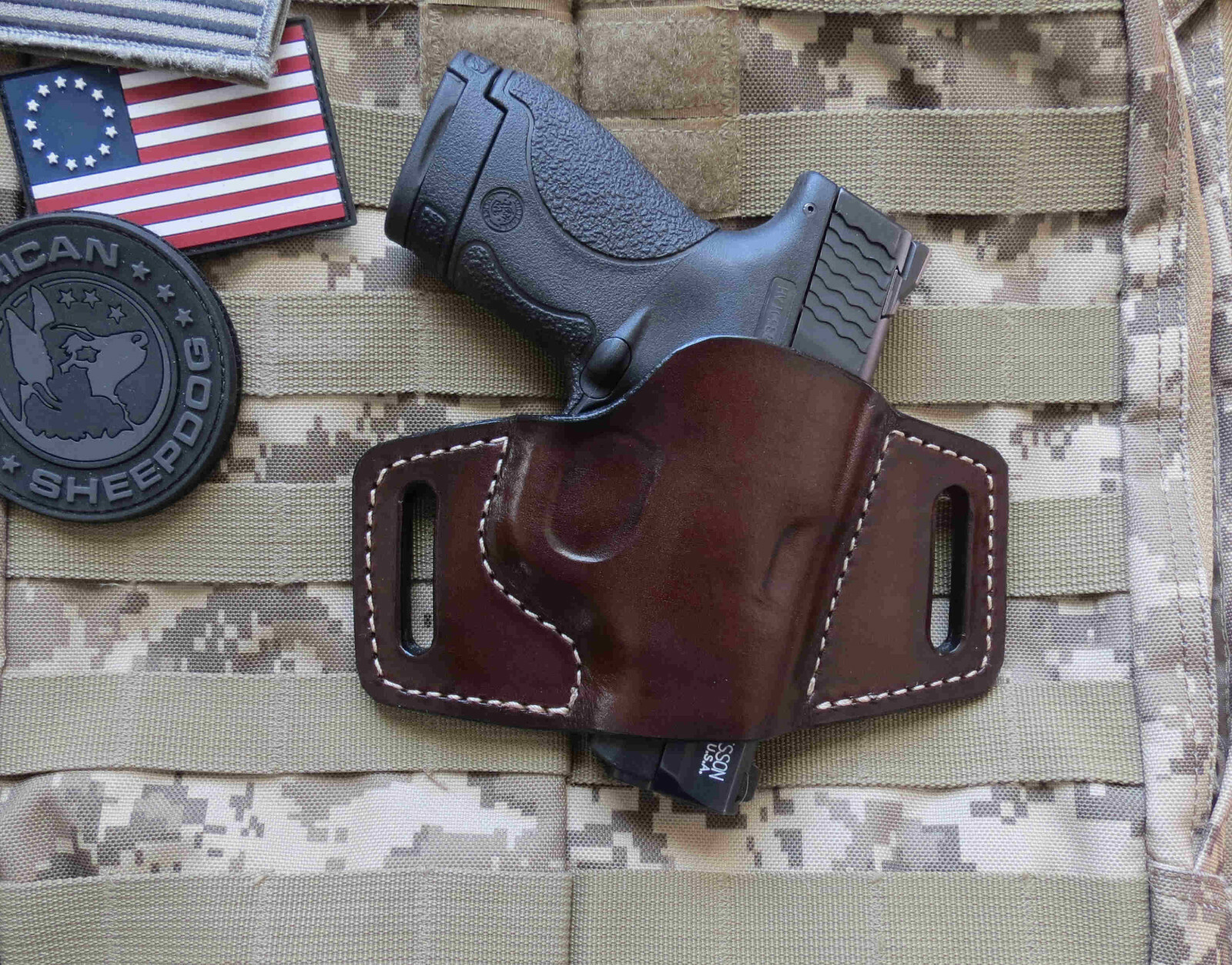 Off Duty Shield Leather Holster for M&P Shield 9mm & .40,OWB, Made in ...