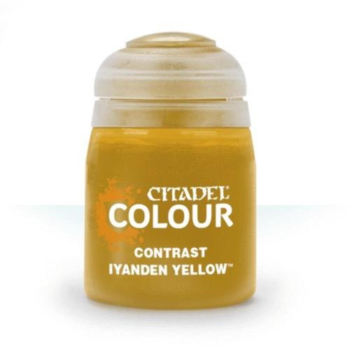 Citadel Contrast Iyanden Yellow 29-10 Acrylic Paint 12ml Brand New ...