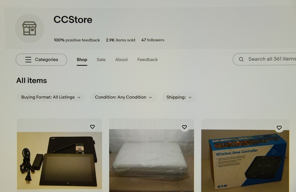 eBay store Inventory for sale – 200 items – 300 pieces - listed for ...