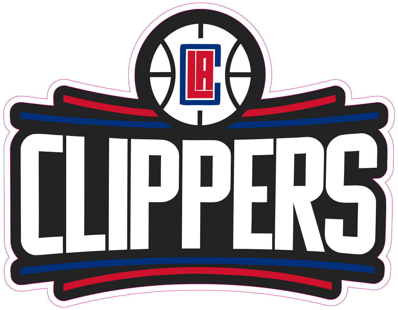 (NOT A PATCH) Los Angeles Clippers Basketball HTV Heat Transfer Vinyl ...