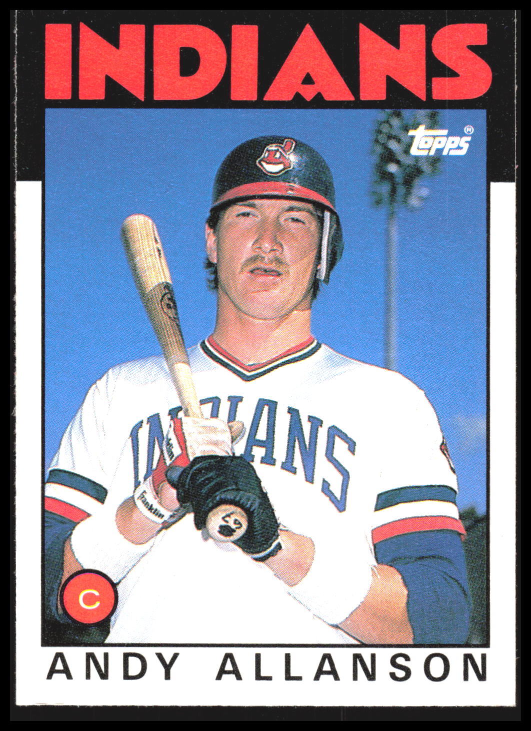 1986 Topps Traded Andy Allanson #1T Cleveland Indians 5K | eBay