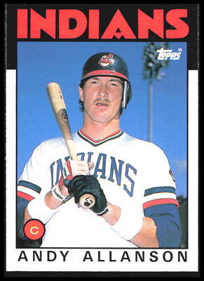 1986 Topps Traded Andy Allanson #1T Cleveland Indians 5K | eBay