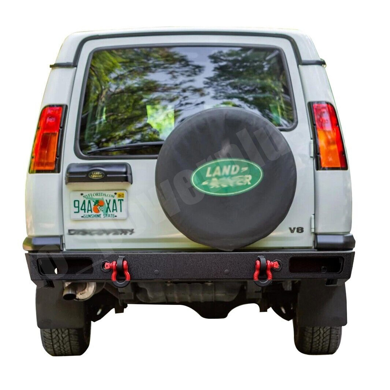 For 1999-2004 Land Rover Discovery 2 II Rear Bumper with Sensor & Red D ...