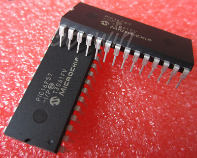 10PCS PIC16F57-I/P PIC16F57 DIP28 8-Bit 20MHz Microcontroller NEW A3GU ...