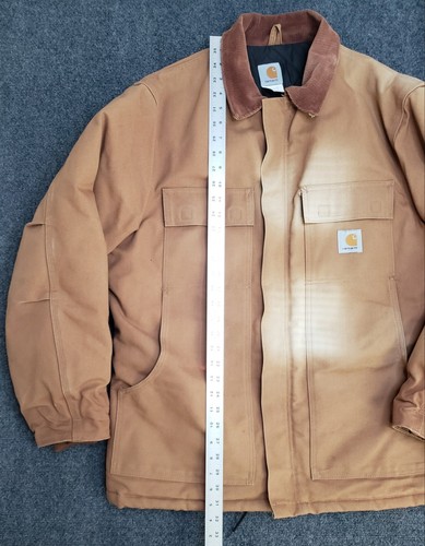 Carhartt Jacket Coat Mens 42 C03 Chore Barn Corduroy Collar Sun ...