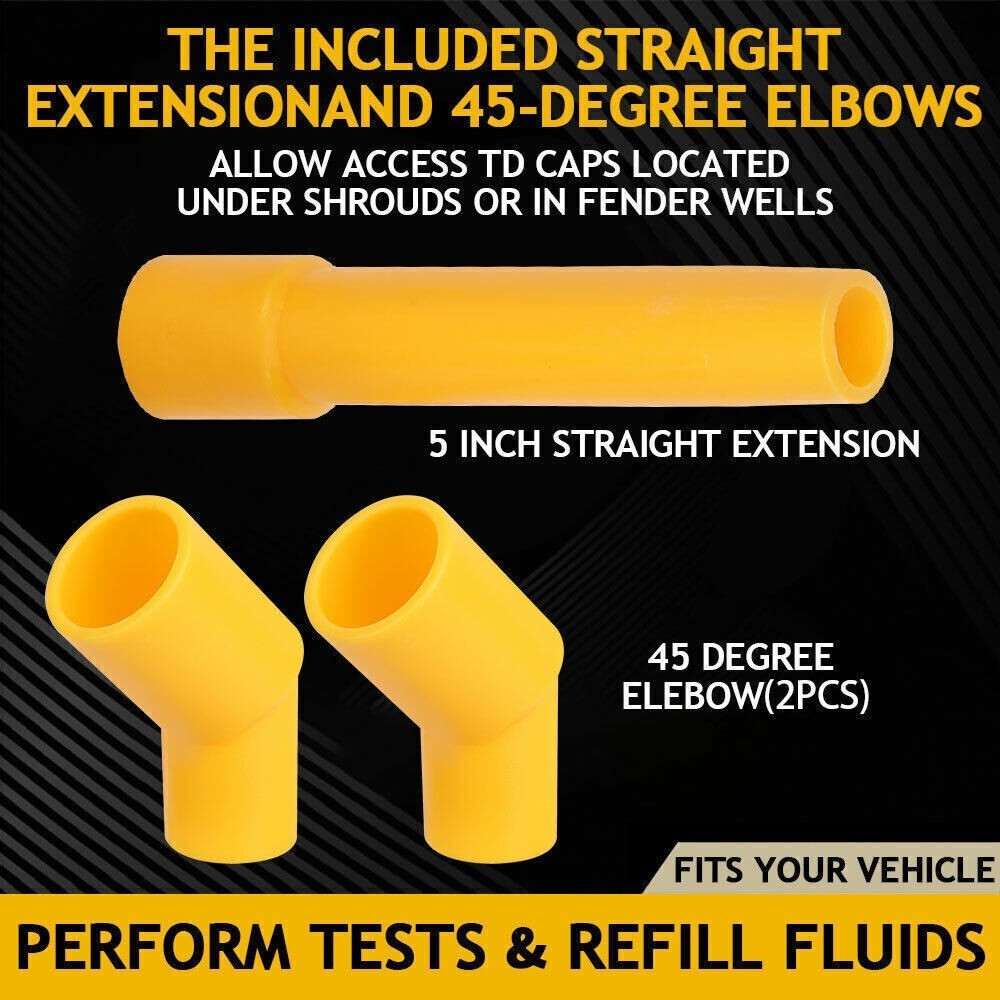 15X Spill Proof Radiator Coolant Filling Funnel Kit Car Fluid Cooling ...
