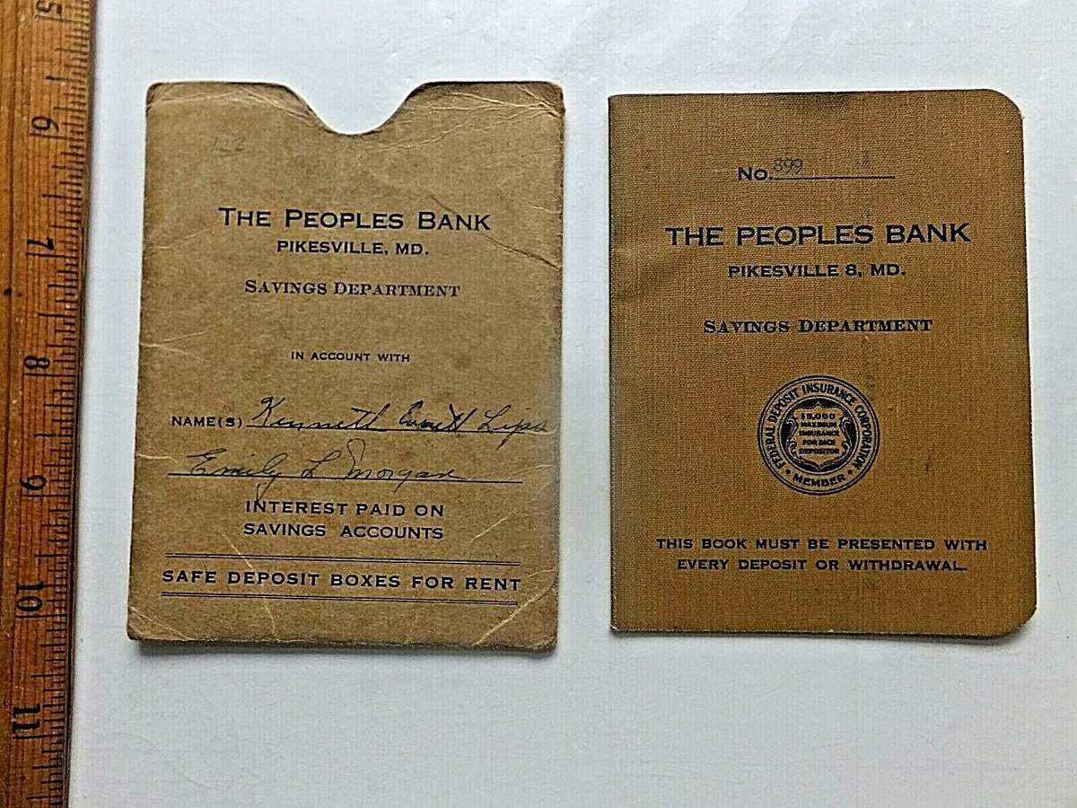 Savings Account Book