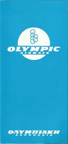 OLYMPIC AIRWAYS AIR TICKET COVER 1990s | eBay