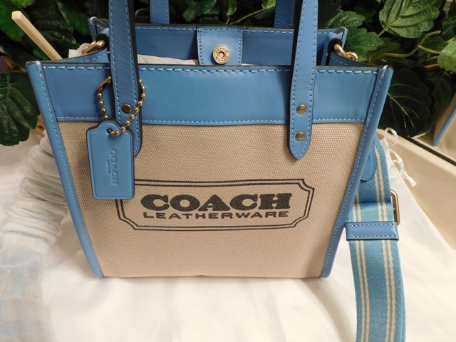 COACH CH740 CANVAS FIELD TOTE 22 IN CANVAS/LEATHER * for sale online | eBay