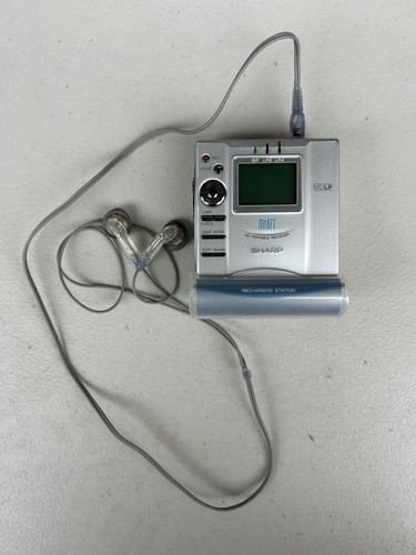 Sharp MD-MT877H Minidisc + Original Remote control + Headphones Works ...
