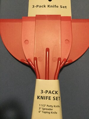 RED DEVIL INC 3pk Master Painter Plastic Putty Knife Set 4718TV | eBay