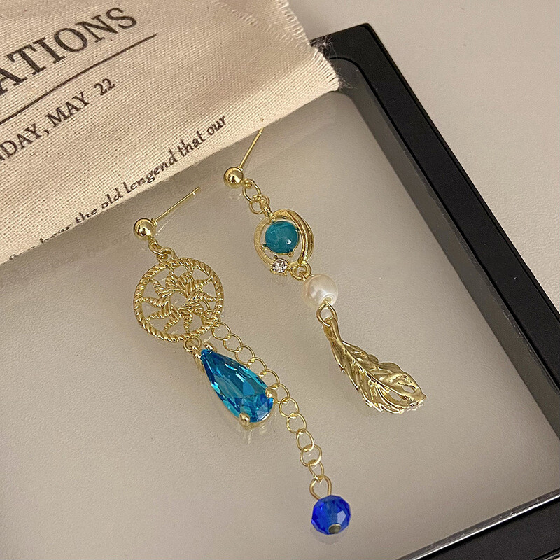 1Pair Animation Cosplay Asymmetric Earrings Women Eardrop Jewelry Accessories | eBay