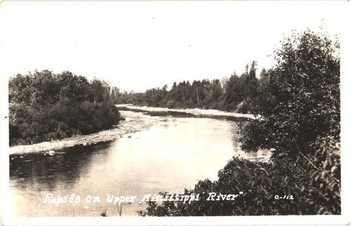 USA Rapids on Upper Mississippi River Photograph Vintage Postcard | eBay