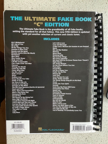 Ultimate Fake Book : C Edition by Hal Leonard Corp. Staff (1994, Trade ...