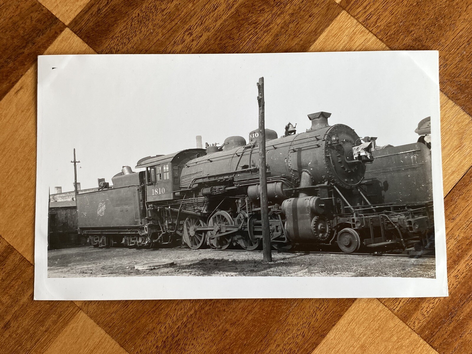 Chicago North Western Railroad Steam Engine Locomotive 1810 Vintage ...