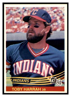 1984 Donruss Toby Harrah #251 Cleveland Indians | eBay
