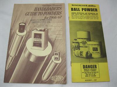 Dupont Powder Guide & Winchester Ball Powder Reloading Data Book ...