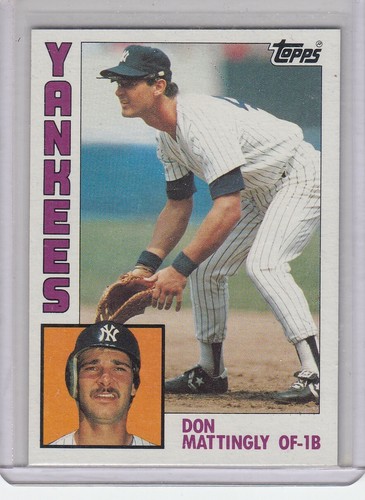Don Mattingly 1984 Topps ML Baseball Trading Rookie card #8 L-A | eBay
