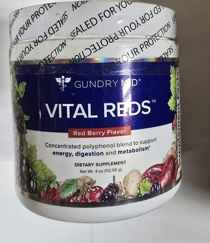 Gundry MD Vital Reds Dietary Supplement Energy Digestion Boost ...