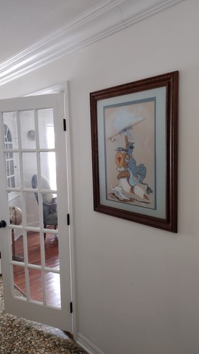 Original Watercolor By Joe Rector "BUFFALO DANCER" 1986 Native American ...