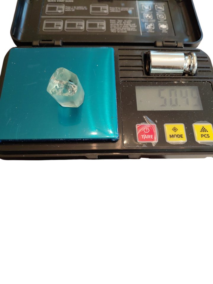 Aquamarine facet rough , clean, 50.45 carats, beautiful color | eBay