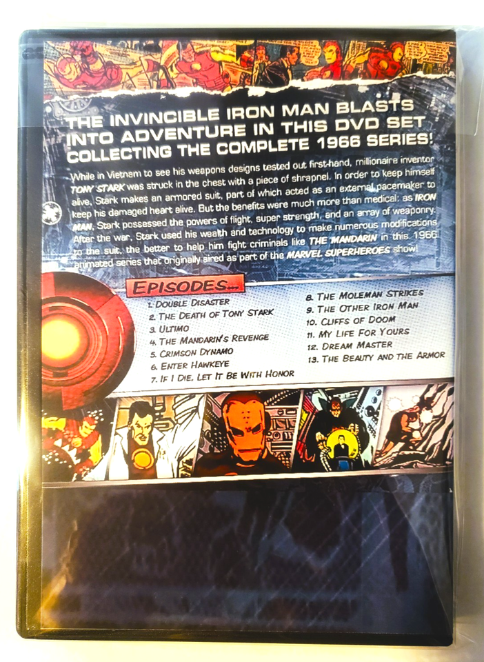 Iron Man Complete 1966 Animated Series DVD Set | eBay