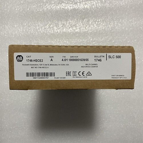 New Sealed AB 1746-HSCE2 SER A Multi-Channel High Speed Counter Module ...