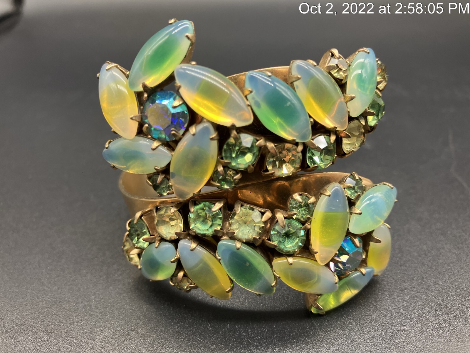 Vintage Czech Glass Rainbow Color Changing Crystal Pr… - Gem