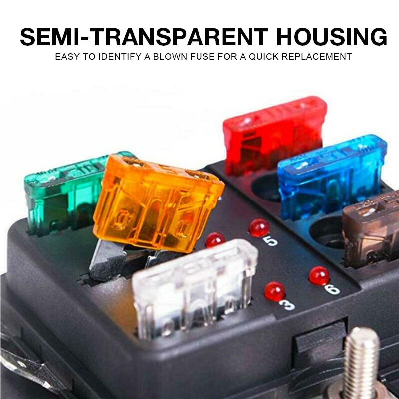 300pcs Automotive Fuse Assortment Kit Set Car Truck Motorcycle Fuses US ...