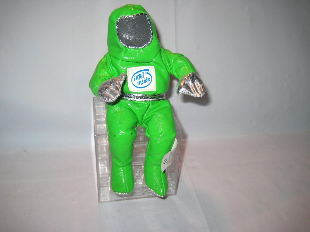 NWT Intel Inside Bunny People Moon Space Plush Doll - Green Metallic ...