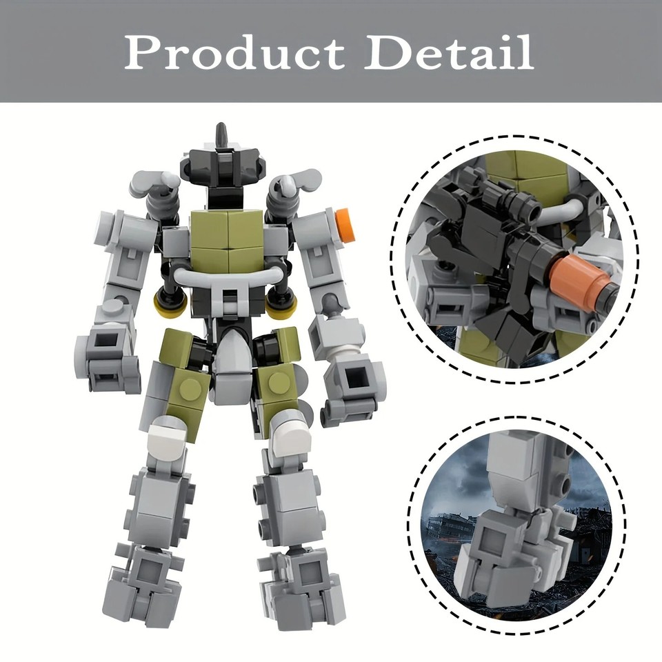 MOC LEGO- Robot Building Kit Armor Action Figure Building Model Toy ...