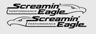 Harley Saddlebags Davidson Screaming Eagle Decals Stickers L/R Side ...