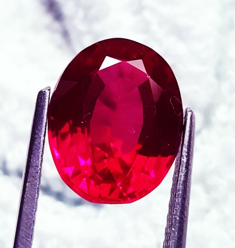 Natural Red Ruby 8 Ct Certified Single Stone Loose Gemstone With Free ...