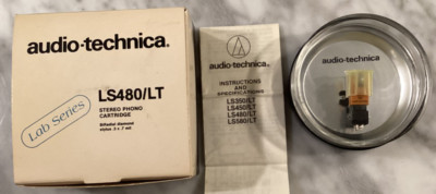 AUDIO TECHNICA LS480/LT P-MOUNT CARTRIDGE & AUDIO TECHNICA ATN122EP ...