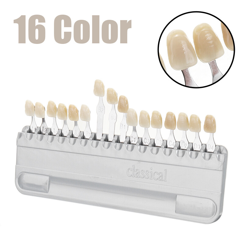 USA Shade Guide Teeth Dental Materials Durable New A1-D4 16 Colors | eBay