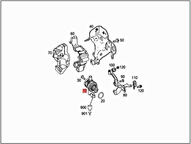 Genuine MERCEDES High-pressure pump 2760700601 | eBay